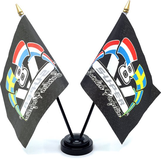 Drapeau national avec support - V8 Swedish Perfection - Accessoires ...