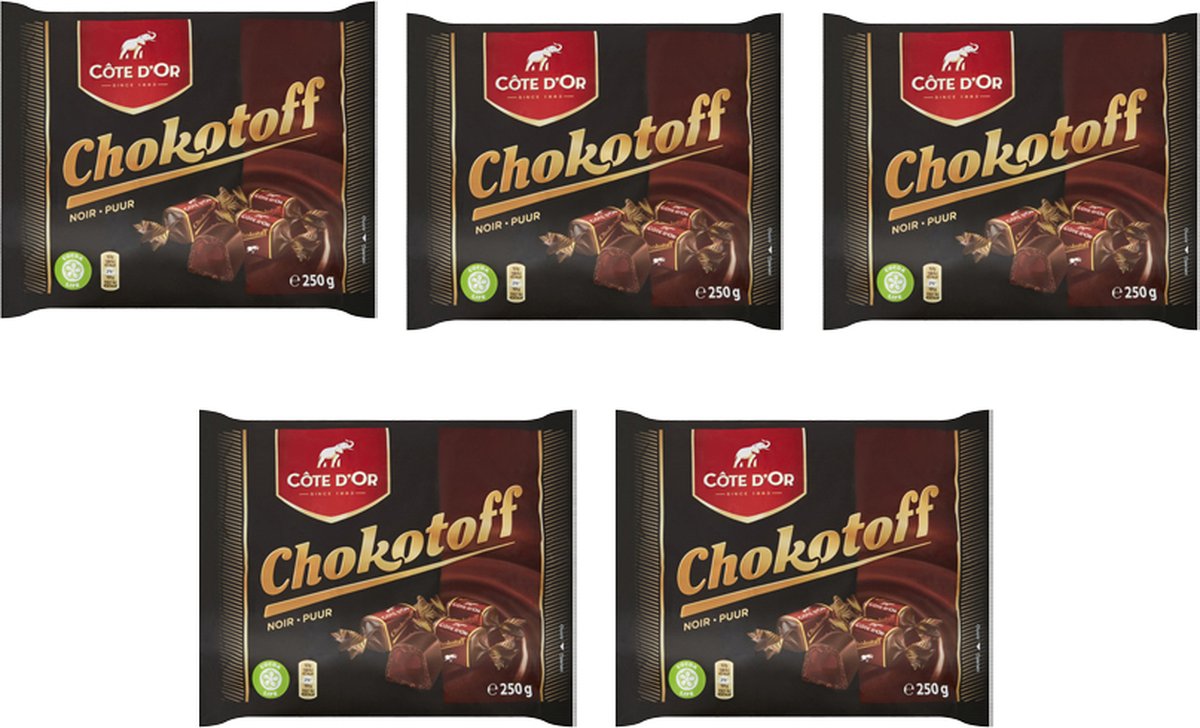 Côte d'Or Chokotoff - 250g x 5 | bol.com