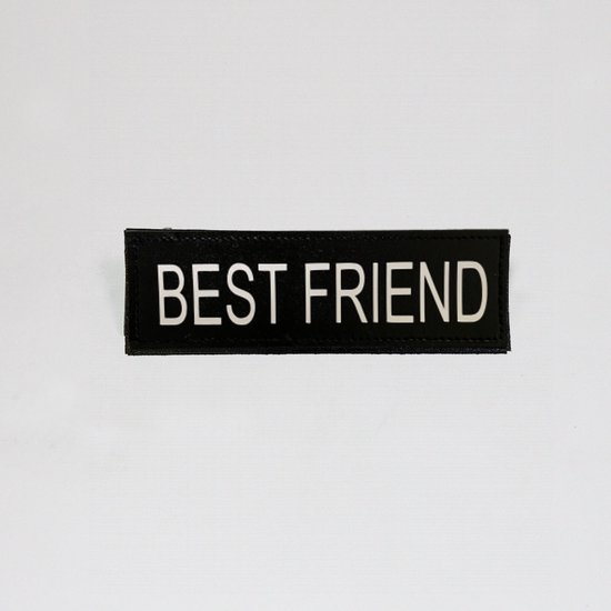 Always Prepared - Klittenband Tekstlabel – Best Friend – Hondenharnas ...
