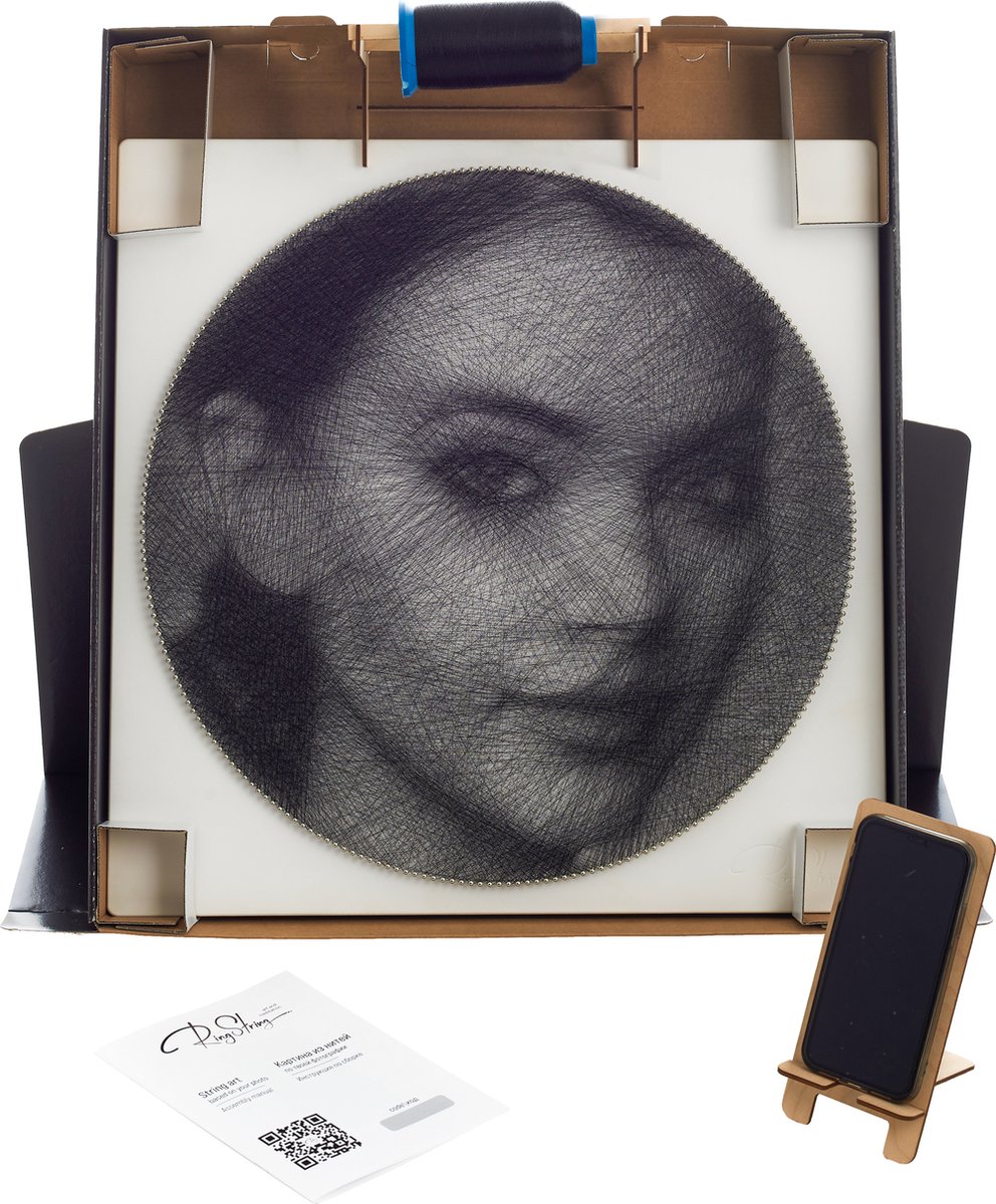 Ring String - Puzzel - Creëren String Art van elke foto - Tekenreeks ...