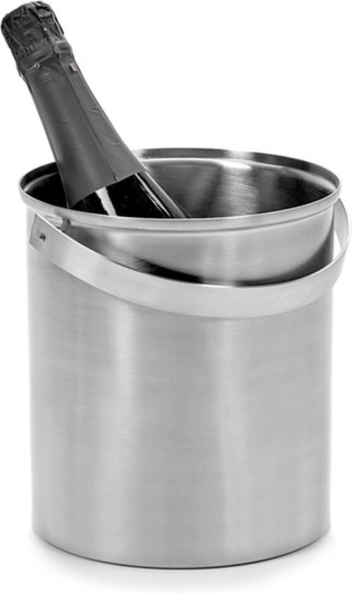 Serax Bea Mombaers ijsemmer D18.5cm H21cm geborsteld staal | bol.com