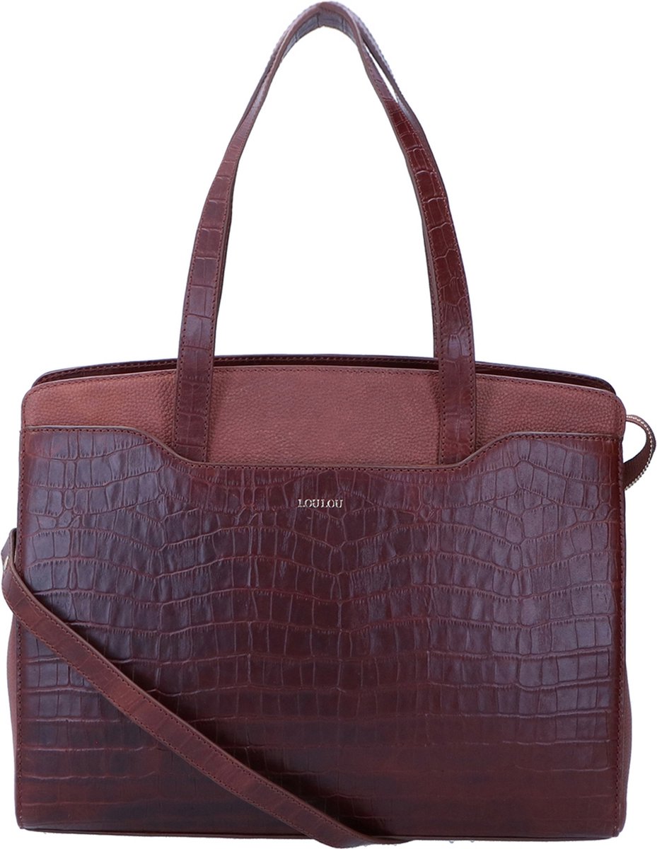 Loulou Essentiels Laptoptas / Werktas / Aktetas Dames - Classy Croco ...
