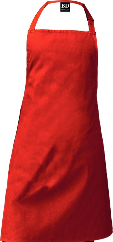 BBQ King barbeque schort/keukenschort bordeaux rood voor heren - bbq ...