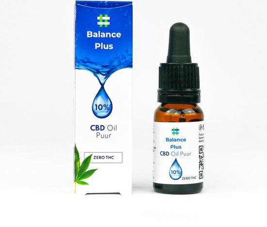 BalancePlus CBD hemp Oil 10% – 1000 mg – Zero THC | bol