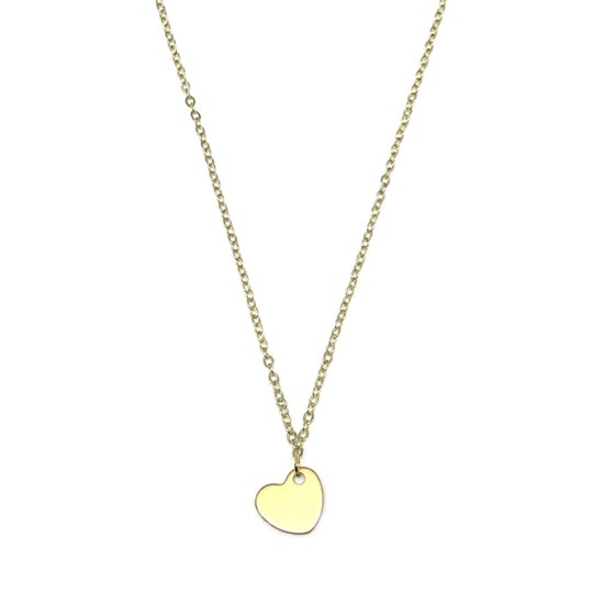Letter ketting diamond - initiaal R - Goud - 42 cm | bol.com