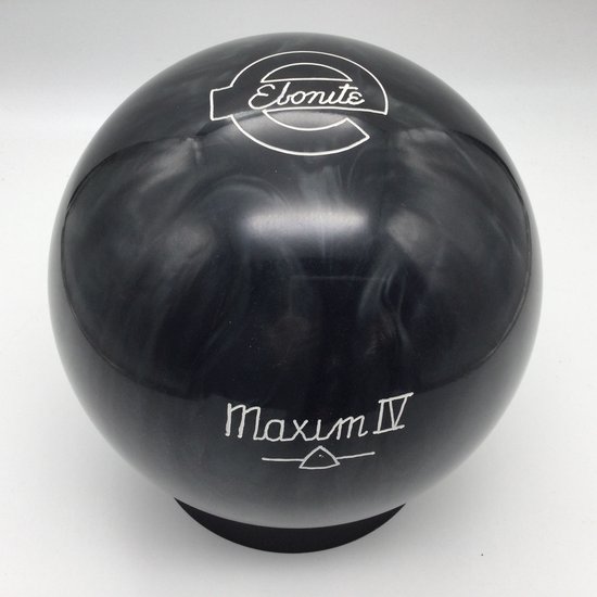 Bowling Bowlingbal 'Ebonite Maxim Polyester Charcoal' 12 p , Ongeboord ...