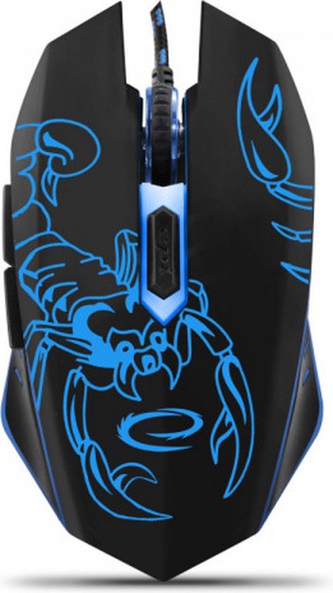 USB Gaming Muis - Computer Muis - Zwart met Verlichting - Bedraad | bol.com