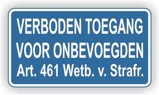 Jerma-Verboden Toegang-Sticker-Voor Binnen & Buiten-UV & Weerbestendig ...