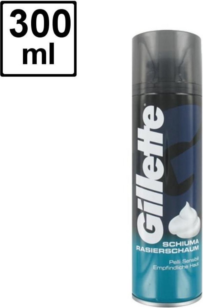 Gillette Basic Crème à raser Peau sensible - 300 ml - 2 pcs | bol.com