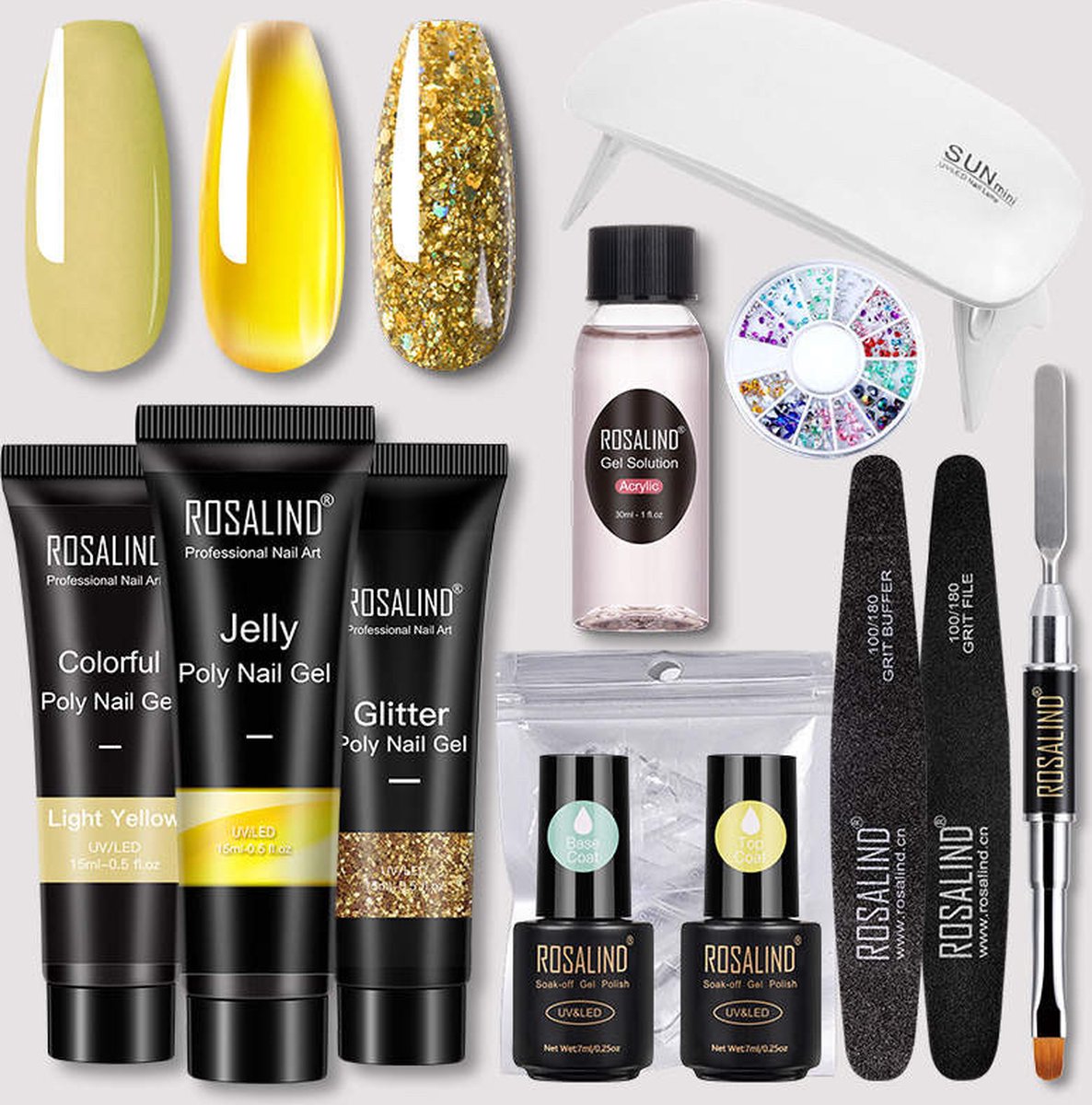 Polygel- polygel kit- polygel nagels- polygel kleuren- 15ML - polygel ...