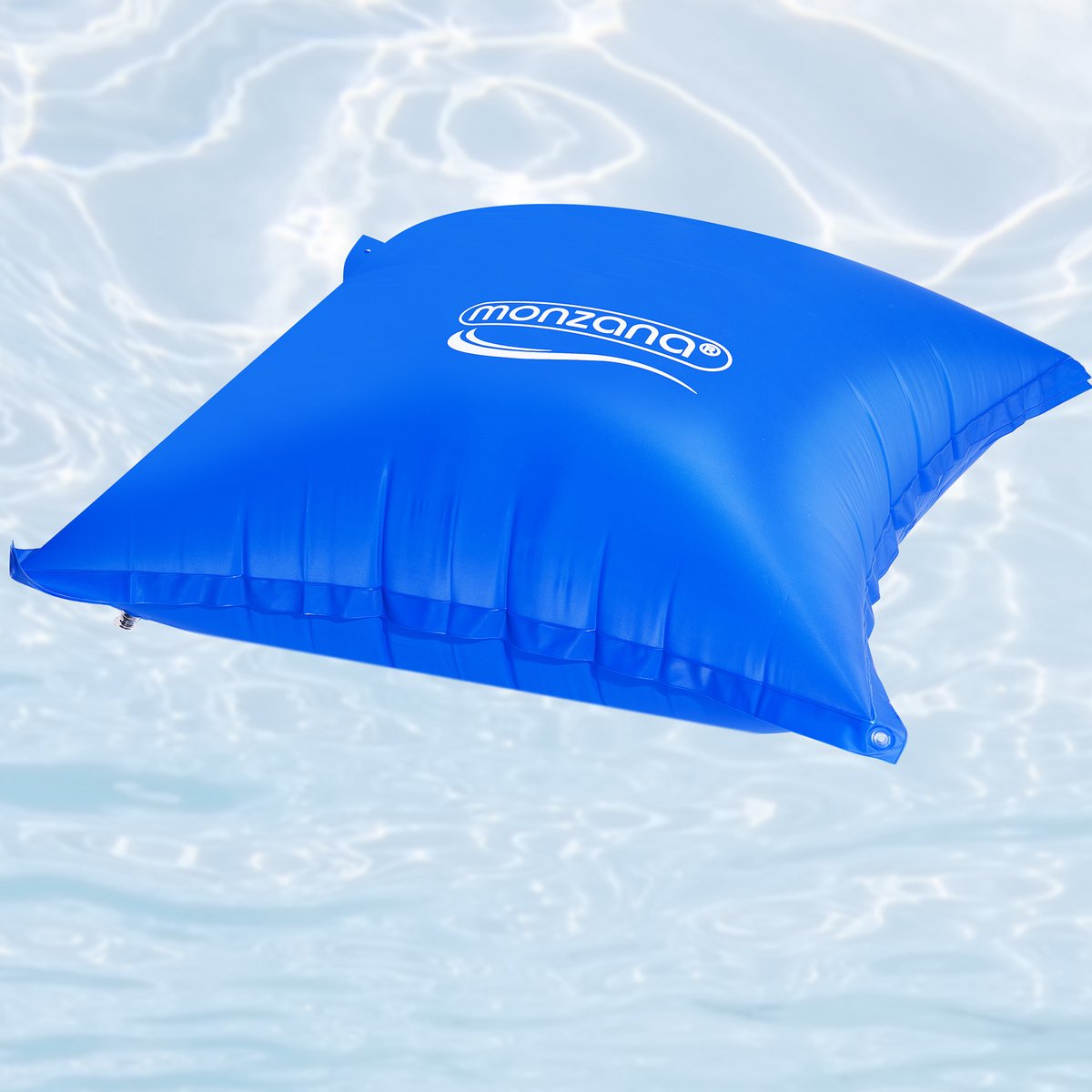 Monzana Zwembadkussen XXL 1 stuks - Chloorbestendig PVC – Blauw | bol.com