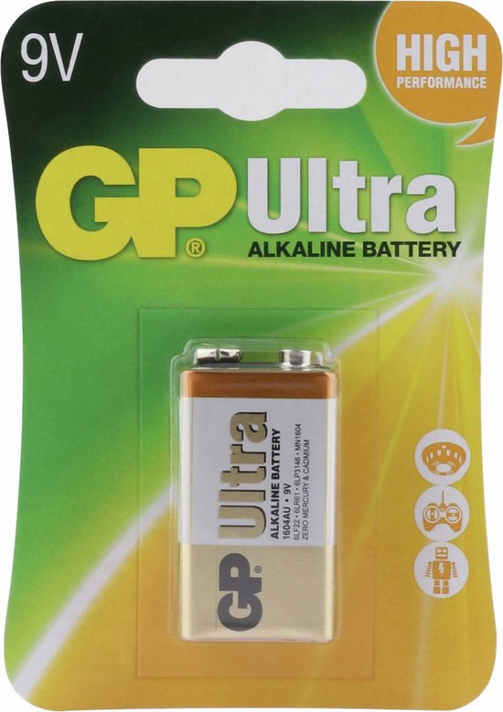 GP Batteries Ultra Plus Alkaline 9V | bol