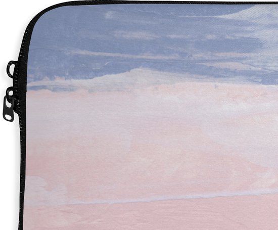 Laptop case - Pastel - Pastelkleuren - Verfstreken - Verf - Paars ...
