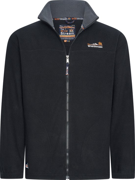 Wildstream Heren Fleece-Jack-Vest-Black -Maat 3xl | bol.com
