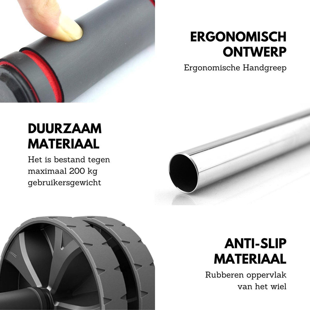 Ab wheel - Professioneel Ab roller - Buikspiertrainers - Buikspieren ...