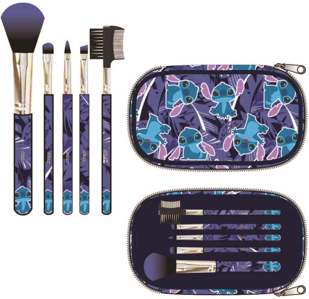 Disney Stitch Beauty Set - 4 kwasten | bol.com