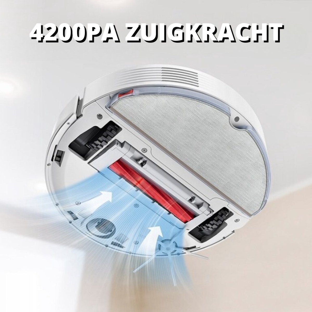Basictronics Robotstofzuiger Met Dweilfunctie - Draadloze Stofzuiger ...