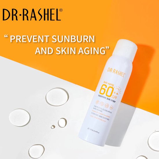 Dr Rashel Anti aging 60 SPF sun spray. | bol