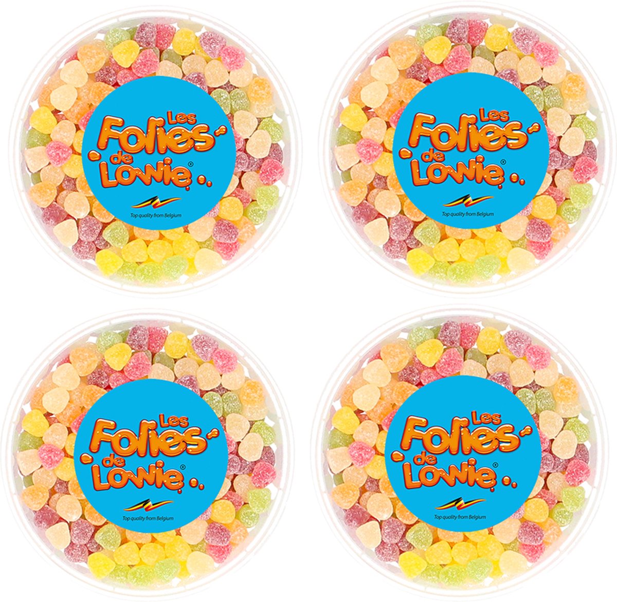 Les Folies de Lowie snoep 'Nicolas' - 500g x4 | bol.com