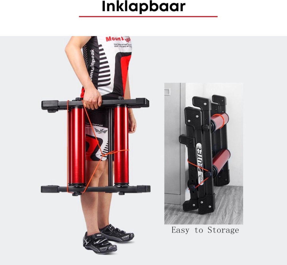 Bike Rullers Fietstrainer | Fiets rollerbank | Fietsrollen trainer ...