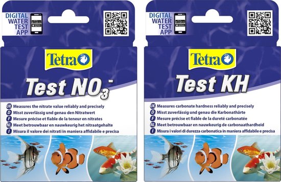 Tetra Test - Nitraat No3 + Carbonaat KH - 2x 10ml | bol