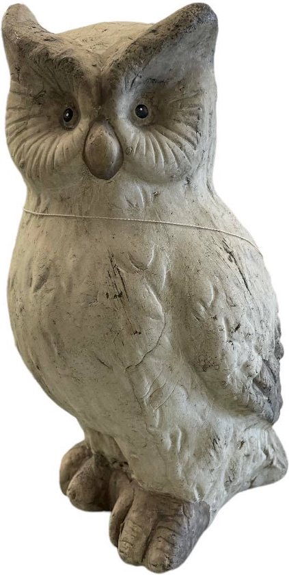 Uil terracotta brown 13x14x22cm | bol