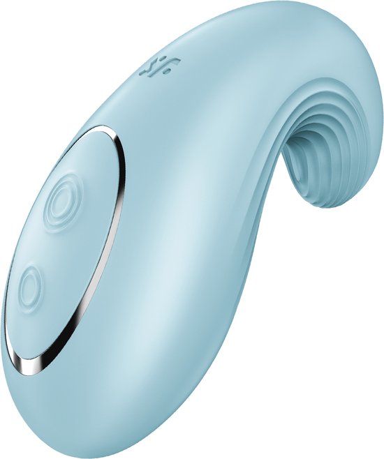 Satisfyer Dipping Delight - Opleg Vibrator light blue | bol.com