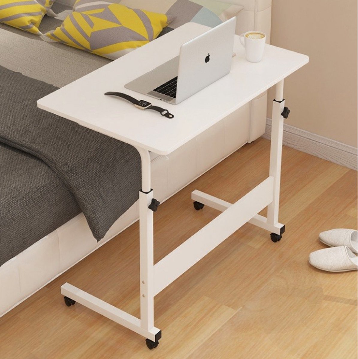 Bijzettafel - Laptop Tafel - Bedtafel - Bureautafel - Computertafel ...