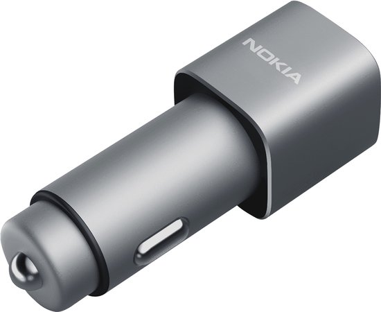 Nokia Quick Double USB Autolader 3.0 Zilver | bol
