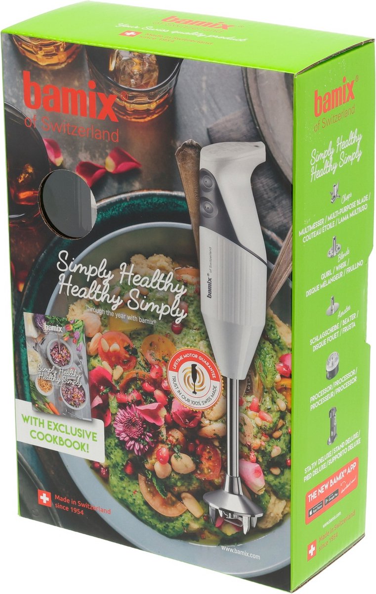 Bamix M200 staafmixer Simply Healthy zwart | bol