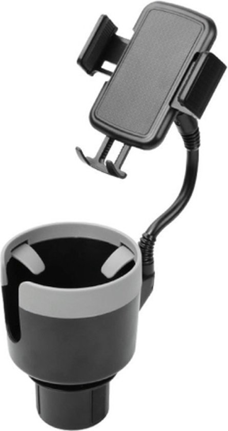 2-in-1 multifunctionele auto-bekerhouder Extra grote mobiele ...