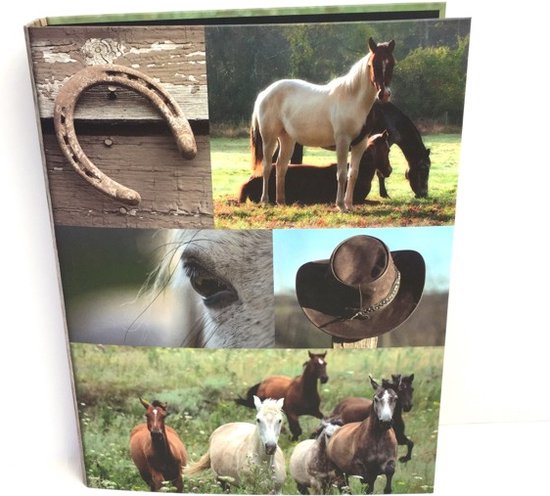 Ringmap A4- wilde paarden collage - 2ringen | bol.com