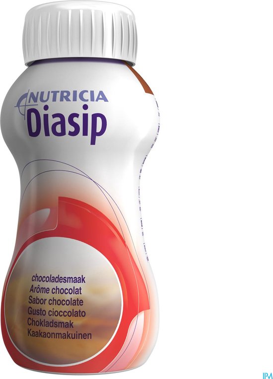 Nutricia Diasip Chocolade 4-Pack 6 x 800ML - Voordeelverpakking | bol.com