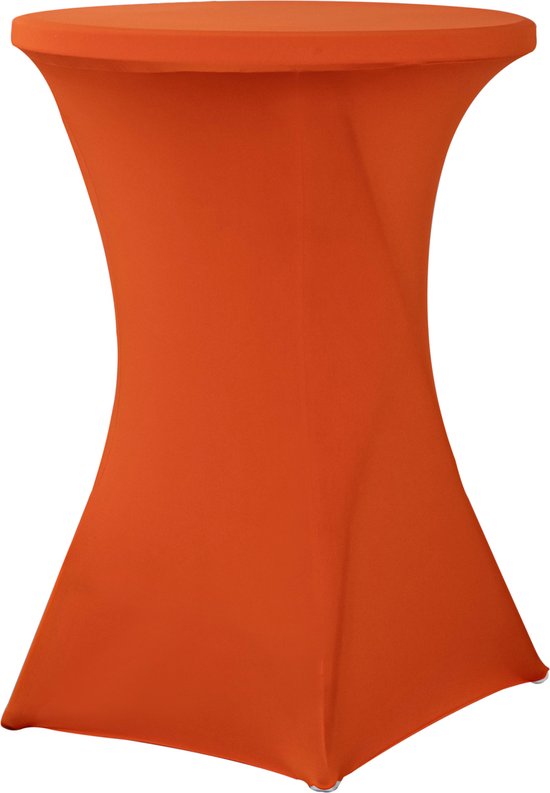 Alora Statafelrok oranje 80 cm per 15 - Alora tafelrok voor statafel - Statafelhoes -... | bol.com