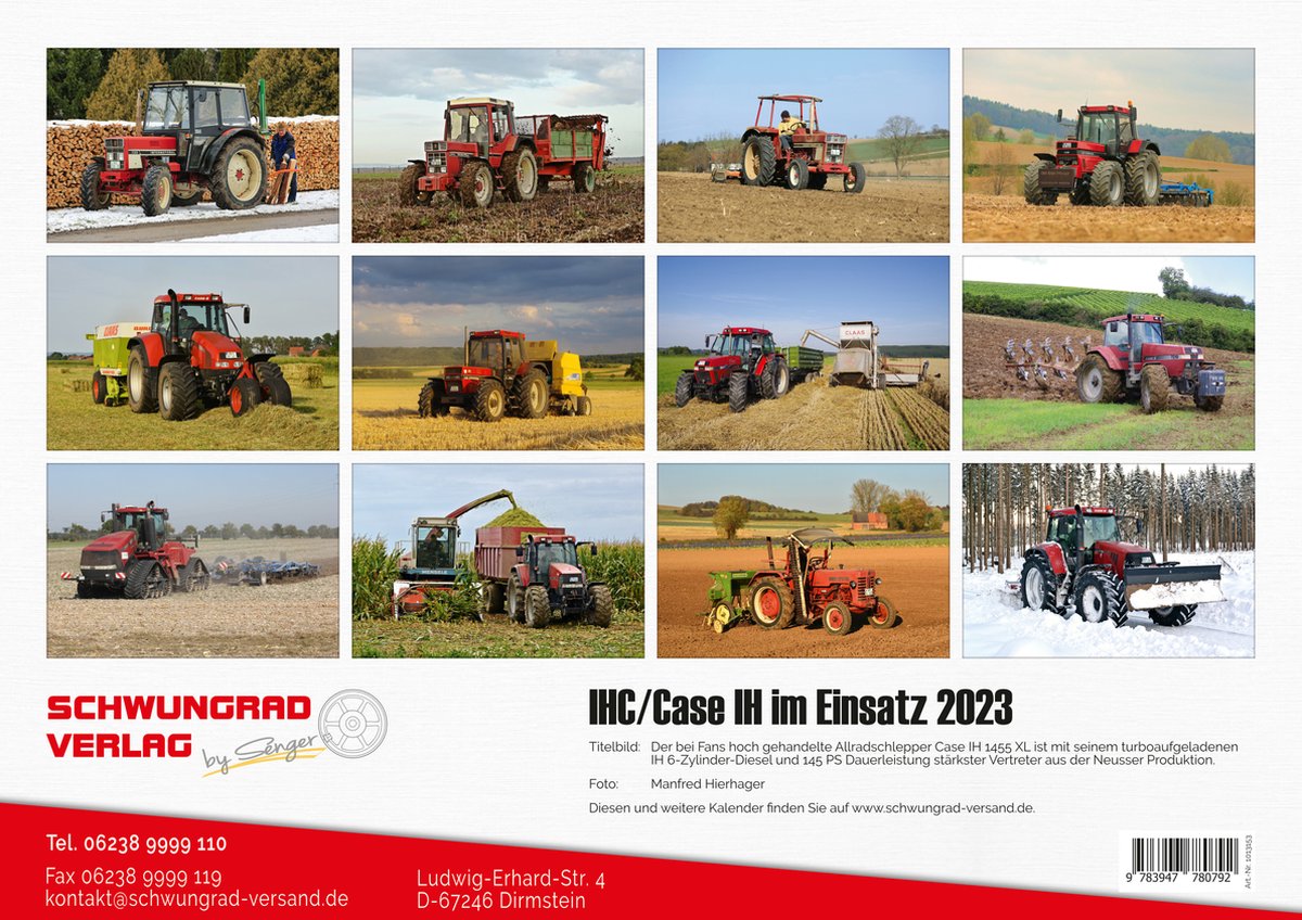 Kalender Case IH 2023 | bol.com