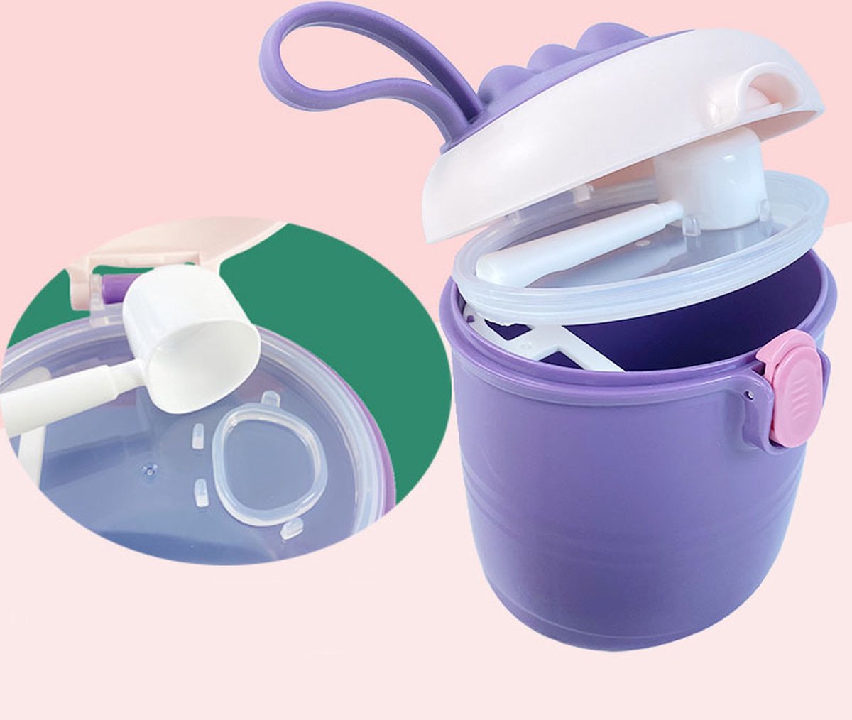 Babyvoeding Dispenser - Baby Melkpoeder Doseer Box - Reisbox ...