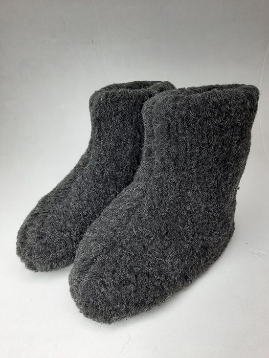 Schapenwollen - sloffen - zwart - maat 46 - warm - wol sheep - wool ...