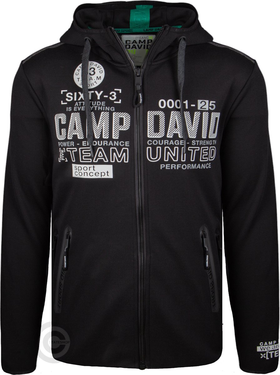 Faszinierend Camp David Hoodie Schwarz Fotos