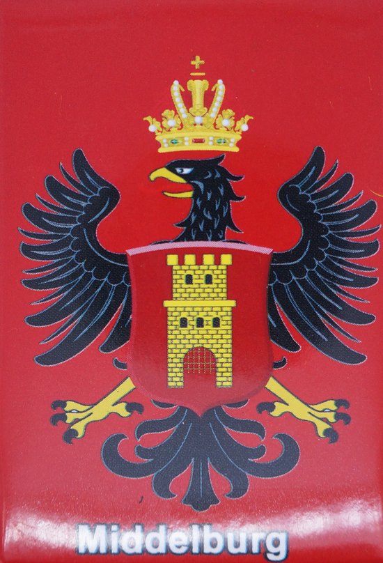 Koelkast magneet Wapen Middelburg. | bol