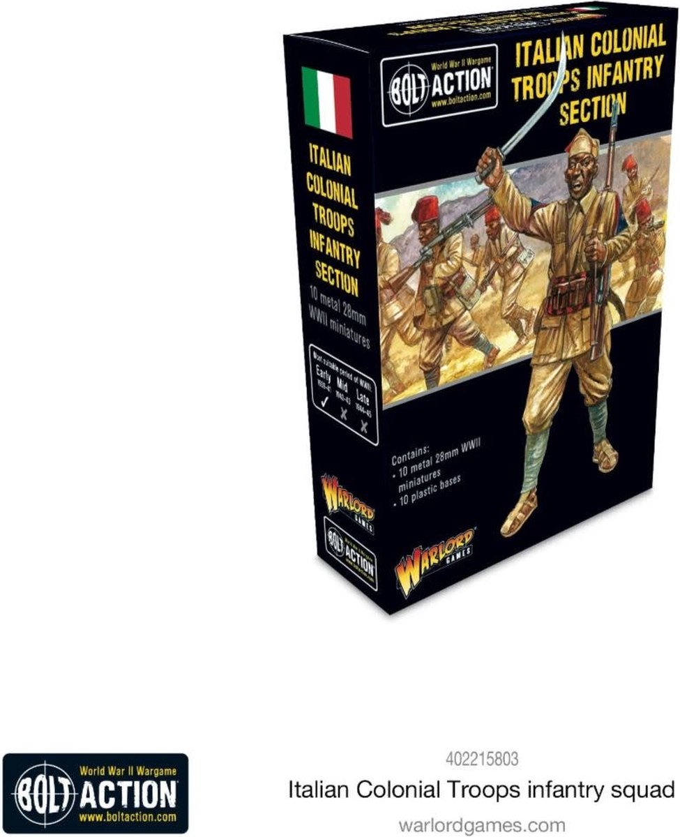 Italian Colonial Troops Infantry Squad | bol.com
