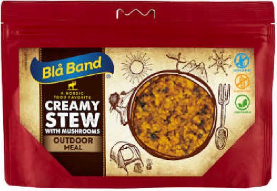 Bla Band - Creamy Stew Mushroom - vriesdroogmaaltijd - outdoorfood ...