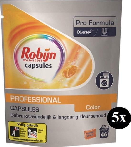 Robijn Color wasmiddel capsules - Jaarbox 230 pods | bol
