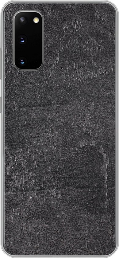 Telefoonhoesje Geschikt voor Samsung Galaxy S20 hoesje - Leisteen - Beton print -... | bol