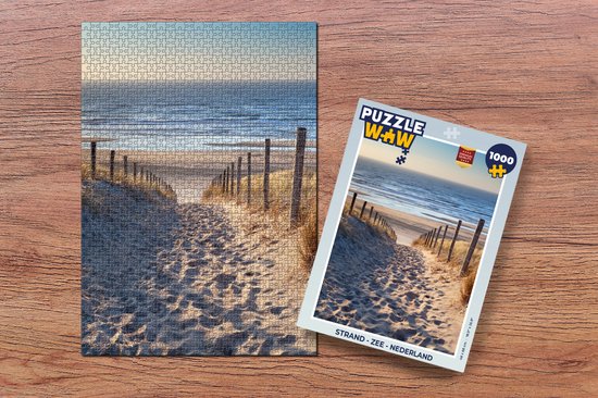 Puzzel Strand - Zee - Nederland - Duinen - Zon - Legpuzzel - Puzzel ...
