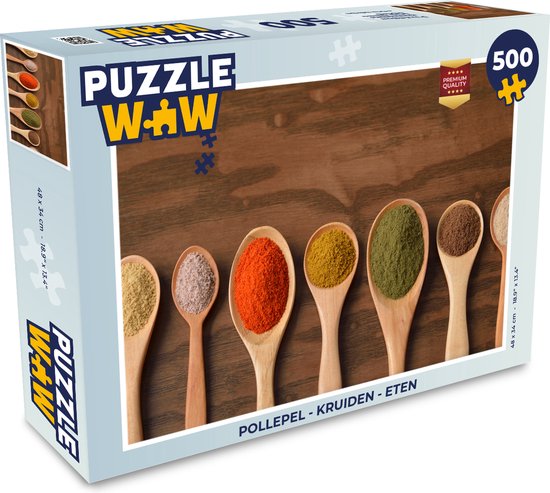 Puzzel Pollepel - Kruiden - Eten - Specerijen - Tafel - Legpuzzel ...