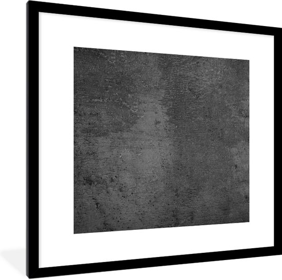 Fotolijst incl. Poster - Structuur - Beton - Grijs - Industrieel ...