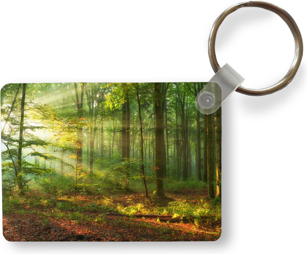 Sleutelhanger - Zon - Bos - Bomen - Natuur - Herfst - Uitdeelcadeautjes ...