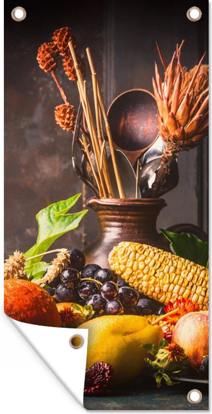 Affiche de jardin Légumes - Fruits - Rustique - Tableau - 40x80 cm ...