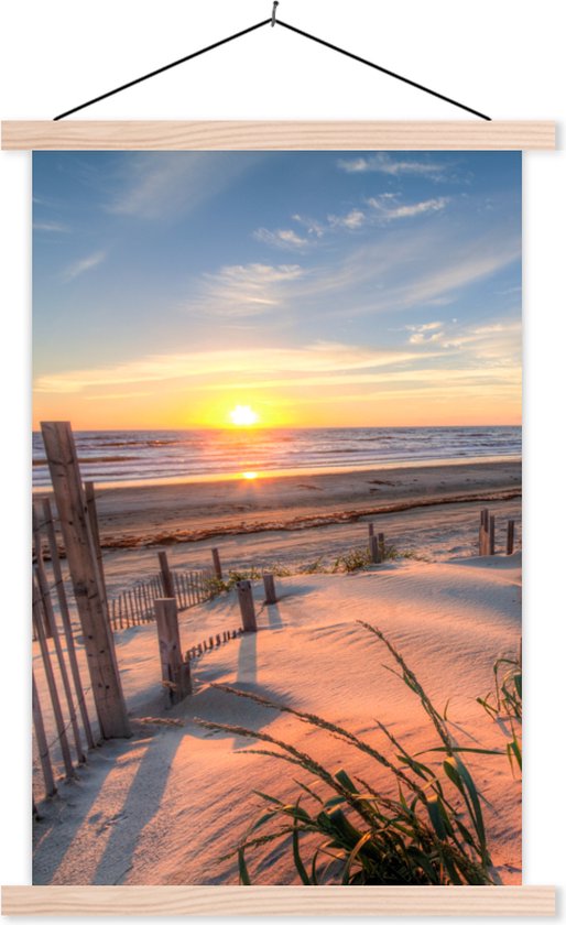 Porte-affiche avec affiche - Affiche scolaire - Plage - Mer - Dune ...