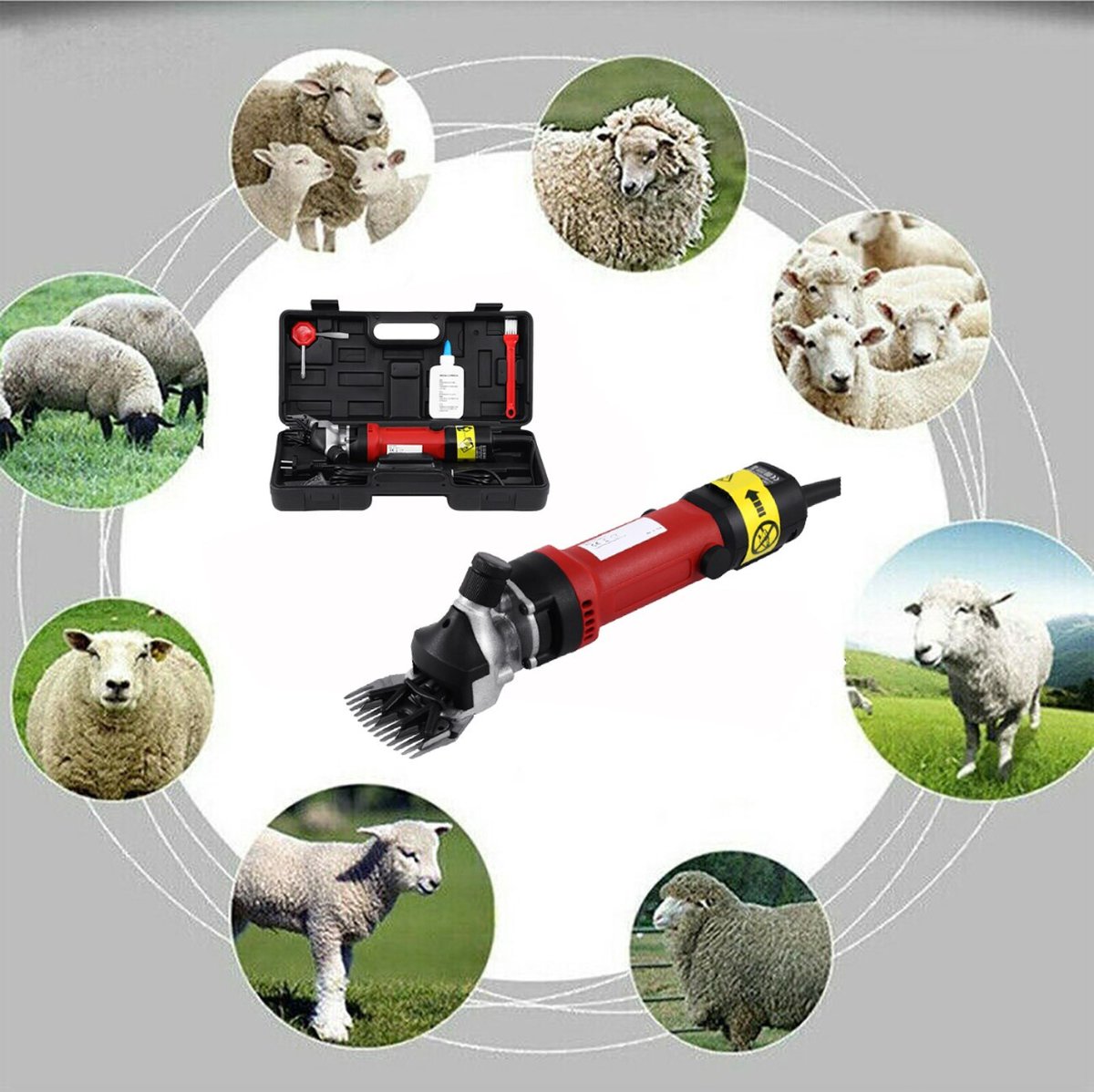 Schapen Scheermachine - Schapentondeuse – Schapen scheerapparaat | bol.com